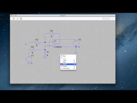 OpAmp LtSpice on a Mac