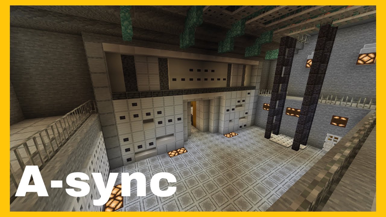 Minecraft A-sync Labs backrooms.