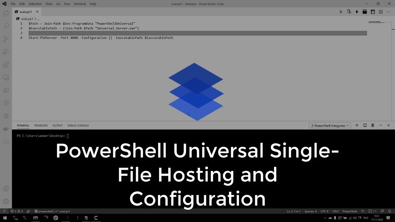 PowerShell Universal: Single-File Hosting and Configuration