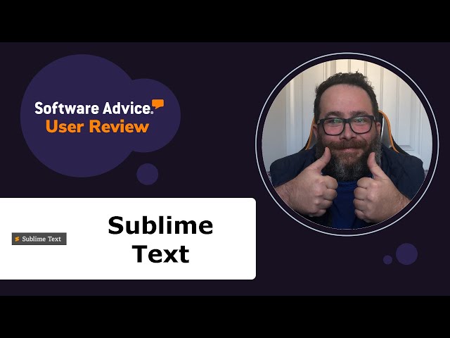 Sublime Text Software Reviews, Demo & Pricing - 2025