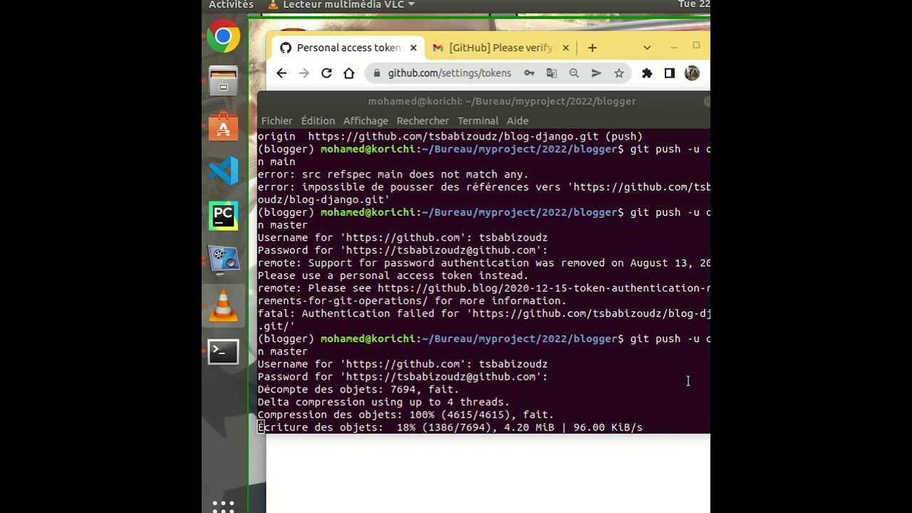 GitHub Error: Authentication Failed from the Command Line