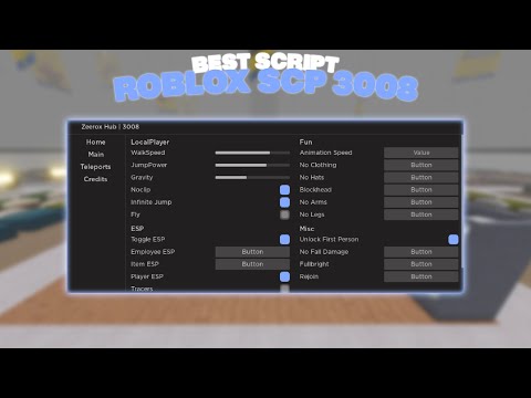 The *BEST* Roblox SCP 3008 Script! (OVERPOWERED)