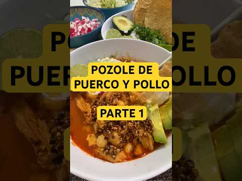 POZOLE DE PUERCO Y POLLO súper fácil de preparar y a todos les va a encantar