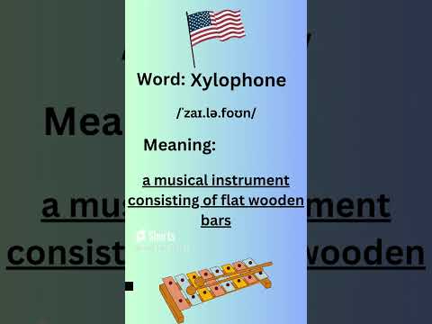How to Pronounce Xylophone in American Accent #learnenglish #learning