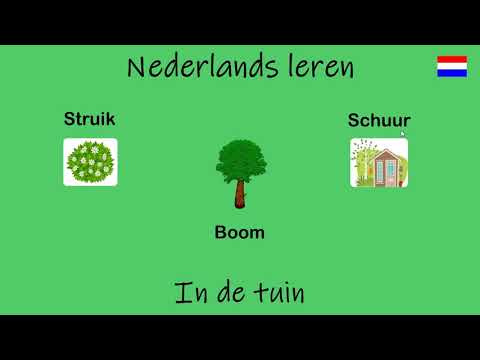Nederlands leren; In de tuin (Les 38)