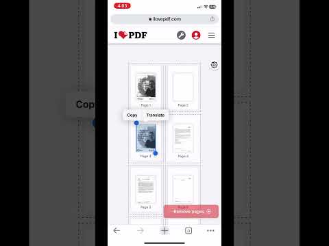 How to delete pages from PDF for free! #ilovepdf #editpdf #deletepage free #ytshort