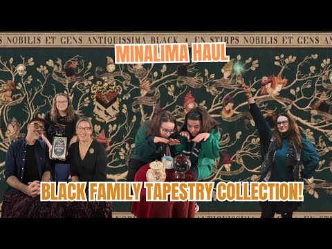 MinaLima Haul | Black Family Tapestry Collection Haul | Graphic Designs of Harry Potter