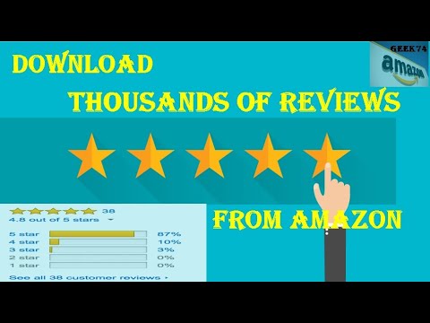 Download Amazon products Reviews, Forums and Threads. Start Rating