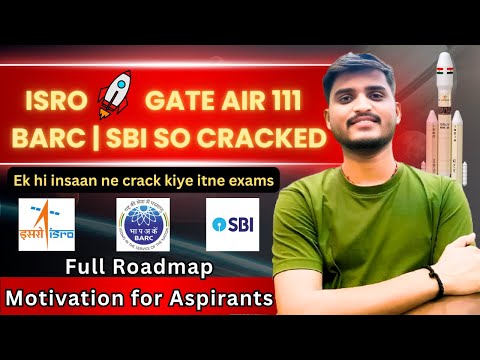 GATE AIR 111 से लेकर ISRO Scientist तक | BARC, SBI SO भी Clear | Full Roadmap || Being Knitian