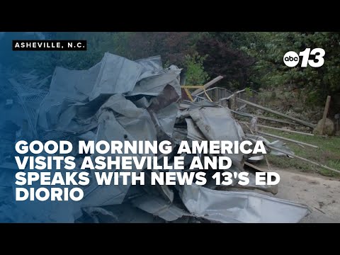 Good Morning America visits Asheville and speaks with News 13's Ed DiOrio