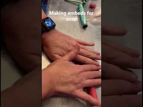Making embeds for #soap #lifeisshortusethegoodsoap #warmandfuzzysoapery