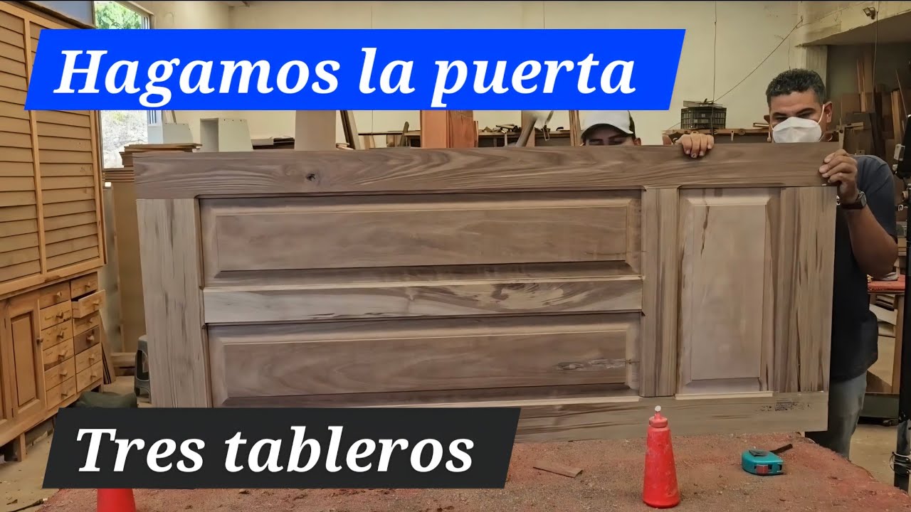 Como hacer puerta de MADERA SÓLIDA!