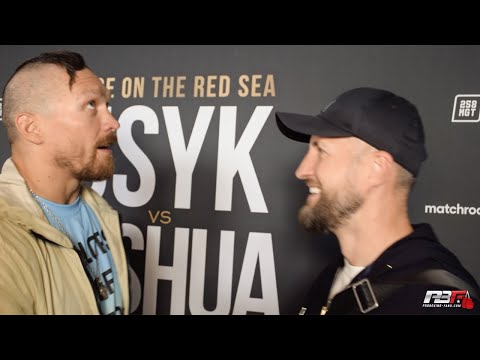 "DID YOU KNOW I BOXED IN FRONT OF 80,000?" - CARL FROCH ASKS OLEKSANDR USYK