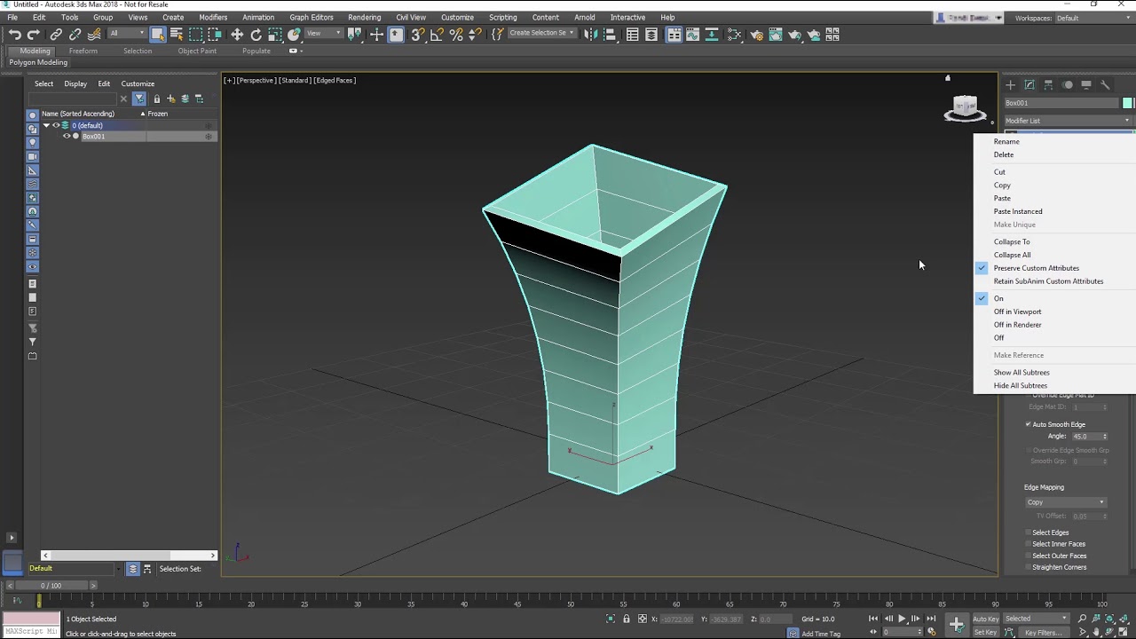 3ds Max Getting Started - Lesson 10 - Modifiers