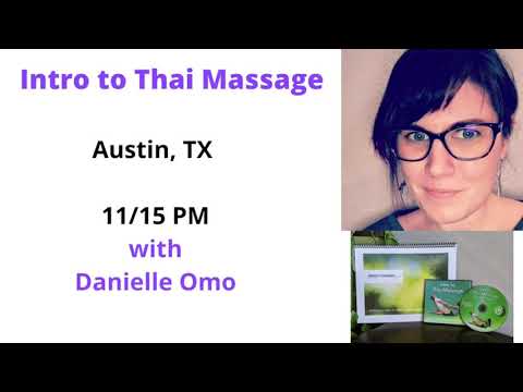 Abdominal Massage from Intro to Thai Massage with Danielle Omo Austin Texas Low Back Pain Relief