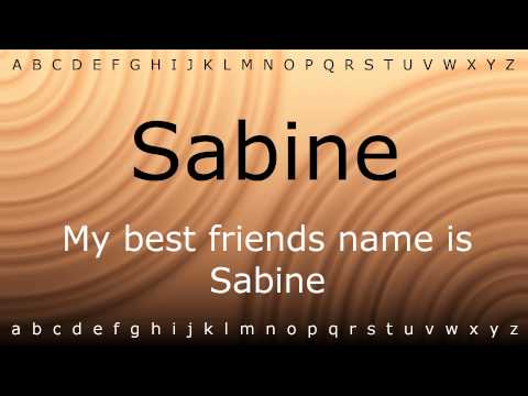 How to say 'Sabine' with Zira.mp4