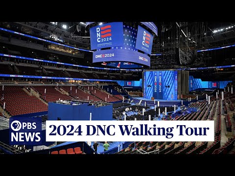 WATCH: 2024 DNC Walking Tour | Democratic National Convention at United Center in Chicago