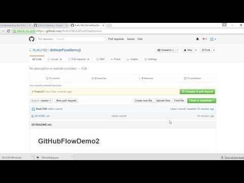 GitHub Flow Workflow using GitHub Desktop - 6/22/16