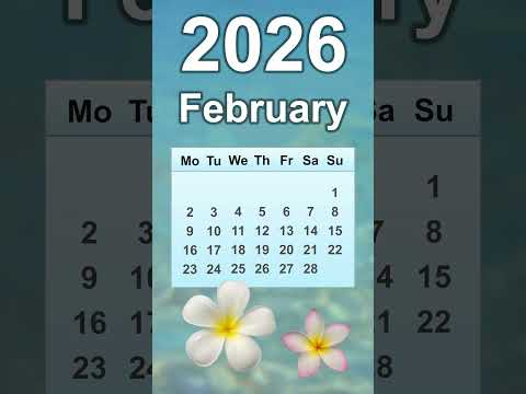 February 2026 Calendar