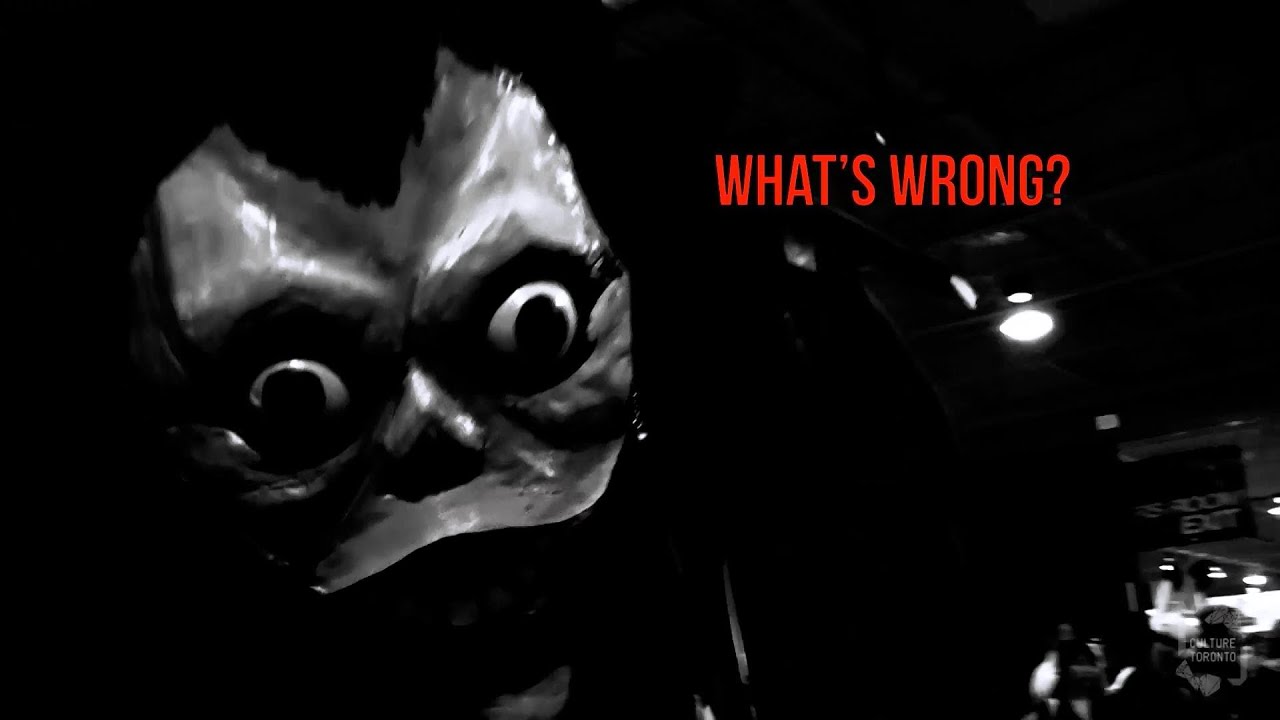 Death Note cosplay - HUGE, realistic Ryuk puppet!  A must see!