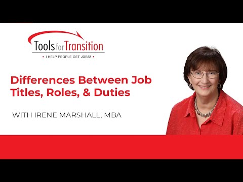 Differences Between Job Titles, Roles, & Duties