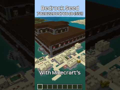 Minecraft Seed With A Woodland Mansion And Village Near Spawn!