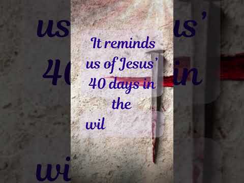 The Meaning of Lent in 30 Seconds | What is Lent | #god #motivation #lent