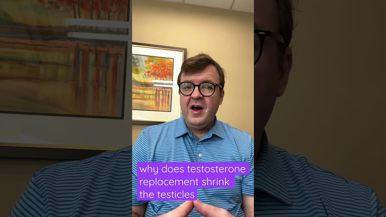 why does testosterone replacement shrink the testicles?