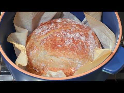 Homeade Artisan Bread Recipe | No Knead Bread