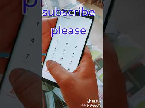 How to open lock of mobile form emergency call