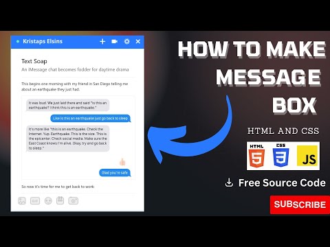 How To Make A ChatBox UI Design Using HTML And CSS | Chat App Design ...