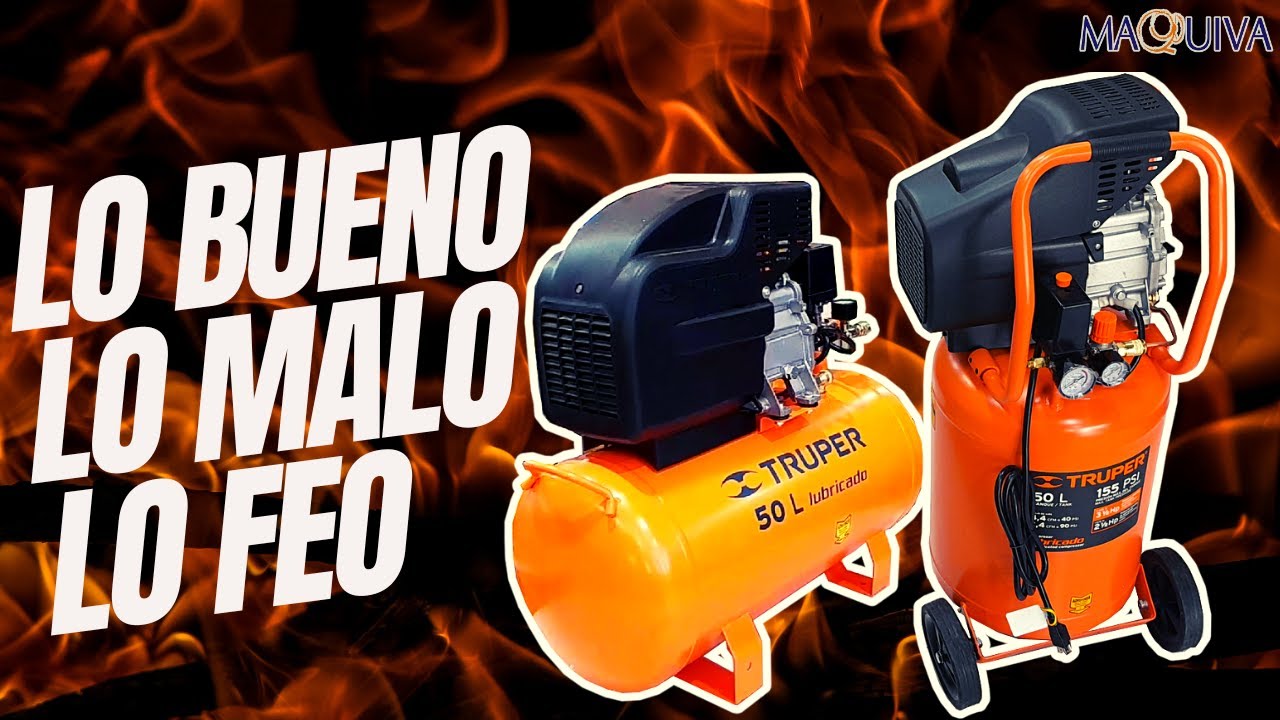 TRUPER 50L COMPRESSOR REVIEW/ @MAQUIVARENTABLEYEFECTIVA