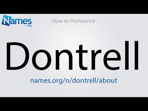 How to Pronounce Dontrell