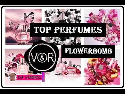 🔴 TOP 5 PERFUMES FLOWERBOMB Viktor & Rolf - Mis favoritos por orden - SUB