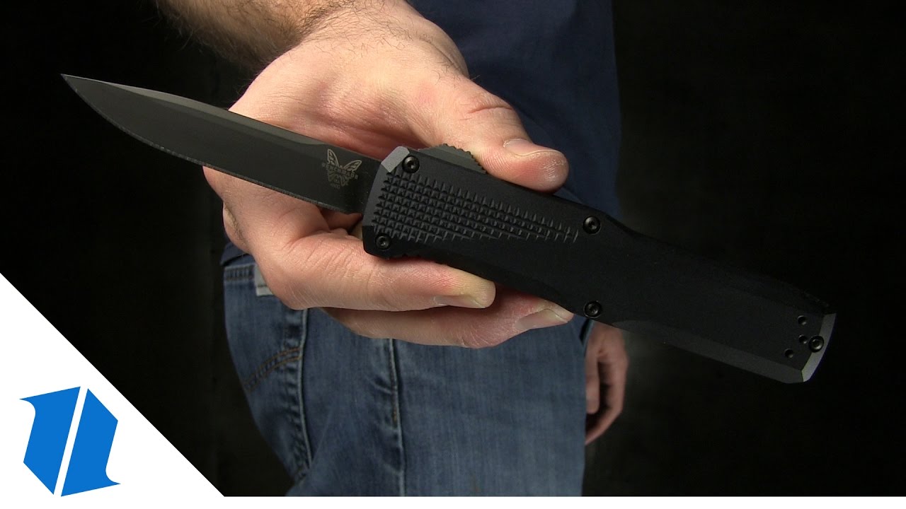 Benchmade 4600DLC-1 Phaeton D/A OTF Automatic Knife FDE (3.45" Black ...