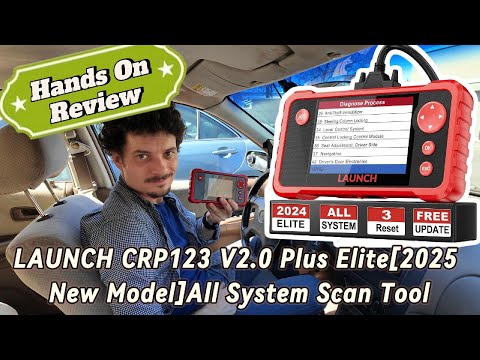 The Launch CRP123 OBD2 Scanner Demo and Review!