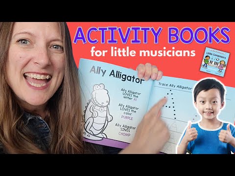 Musical Activity Books for Toddlers & Preschoolers | Little Composers Activity Book 1 | Tiny Tinkles