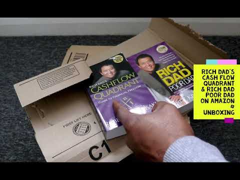 RICH DAD'S CASH FLOW QUADRANT & RICH DAD POOR DAD ON AMAZON # UNBOXING