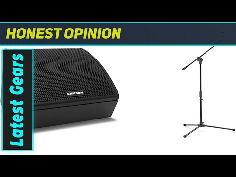ReviewSamson SARSXM12A Monitor & MK-10 Stand: Essential Stage Gear