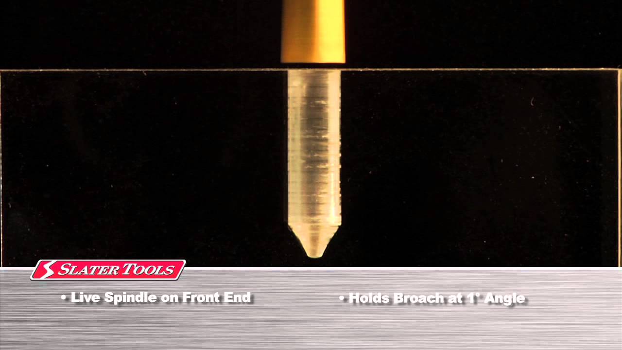 How does rotary broaching work?