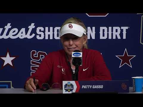 OU Softball: WCWS Postgame After Tennessee win