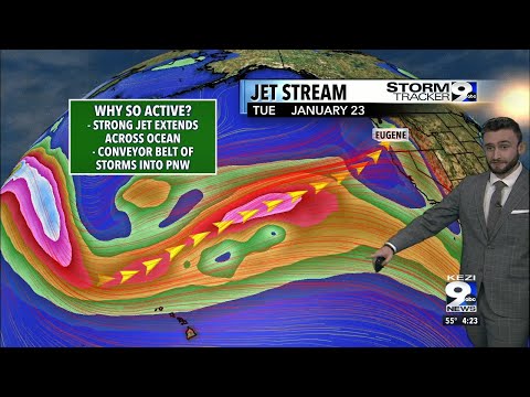 Evening Weathercast January 23: Wet weather returns for Wednesday morning, but not a washout the