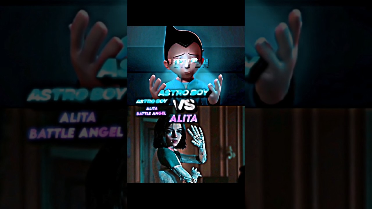 Astro Boy Vs Alita #meme #edit #astroboy #alitabattleangel #disney