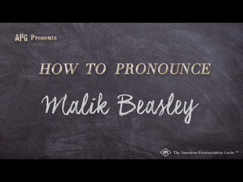 How to Pronounce Malik Beasley (Real Life Examples!)