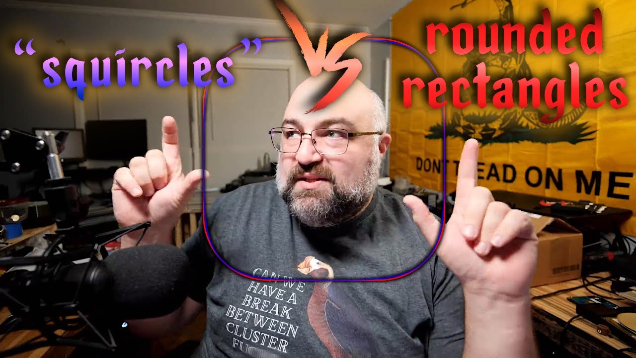 The DUMBEST UI Argument: 'Squircles' vs. Rounded Rectangles (Live Stream Clips)