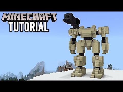 MINECRAFT : Numsekar Mech Build From Front Mission Tutorial