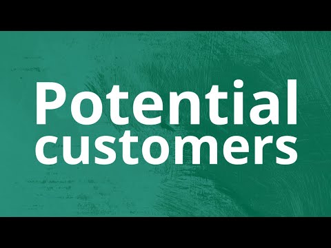 Business Concepts 101 - Potential Customers
