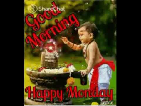 Happy Monday good morning Gif video
