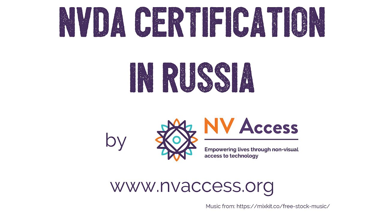 NVDA Certification in Russia