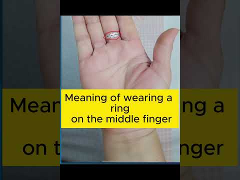 meaning of wearing a ring on the middle finger #palmistry #heartlinepalmistry #lifelinepalmistry